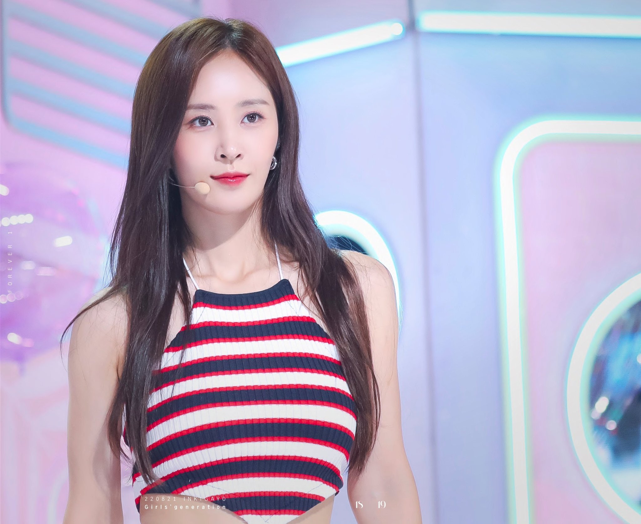 220821 Girls' Generation Yuri - 'FOREVER 1' at Inkigayo | kpopping