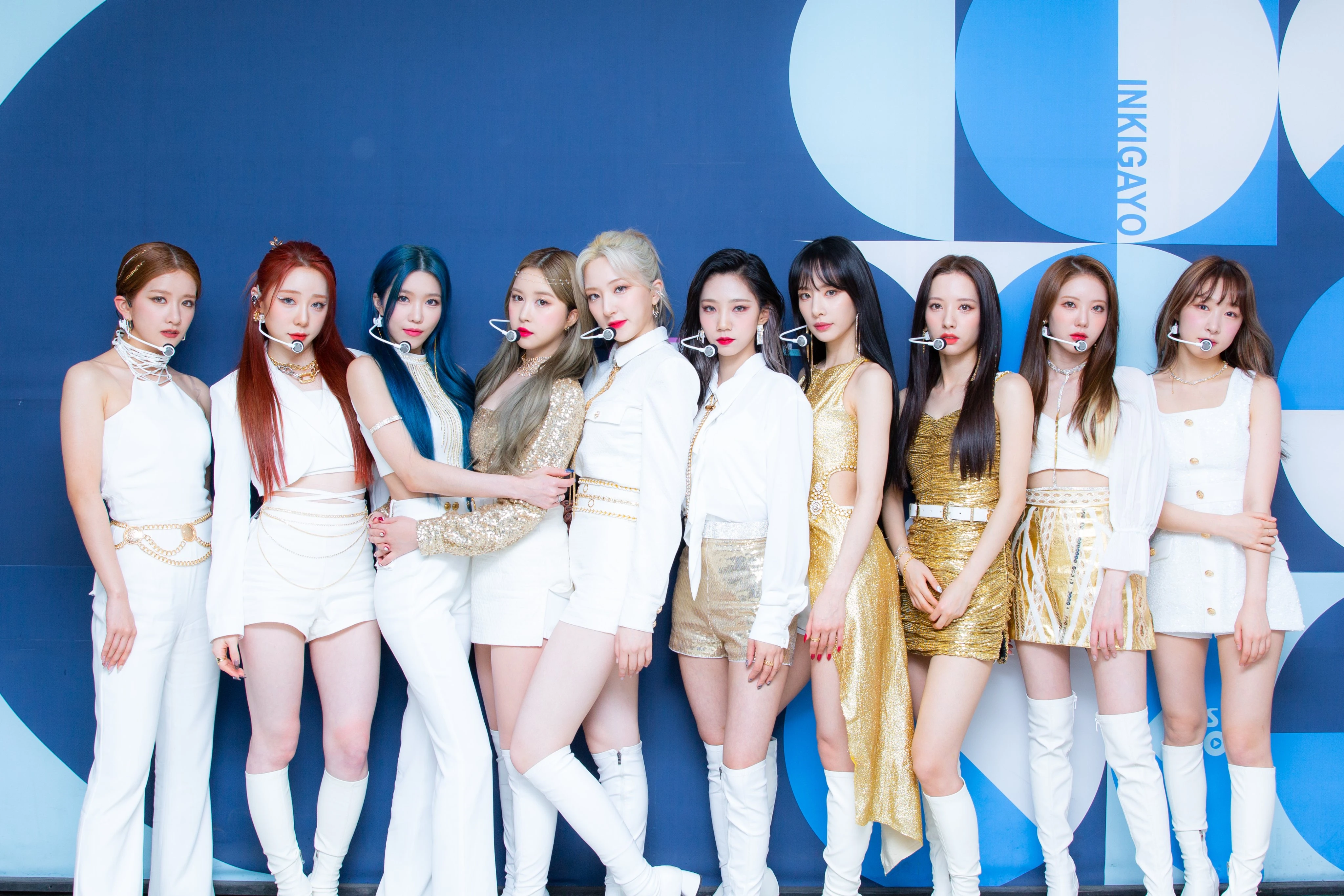 210404 SBS Twitter Update - WJSN at Inkigayo Photo Wall — HQ K-pop Photos