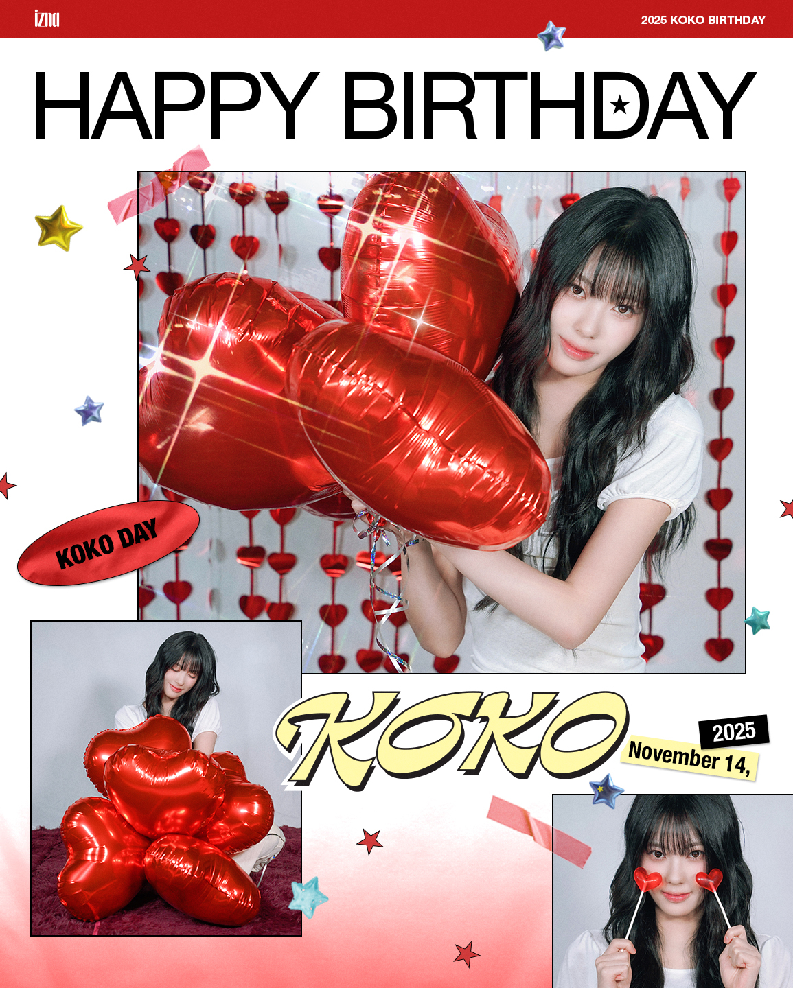 251114 - izna Twitter Update with KOKO - Happy KOKO Day — HQ K-pop Photos